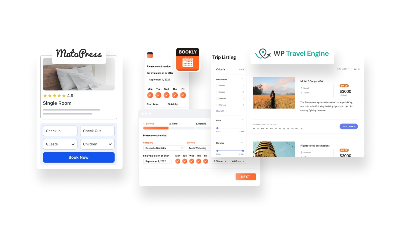 Top 13 WordPress Booking Plugins for Easy Reservation - Gutenix